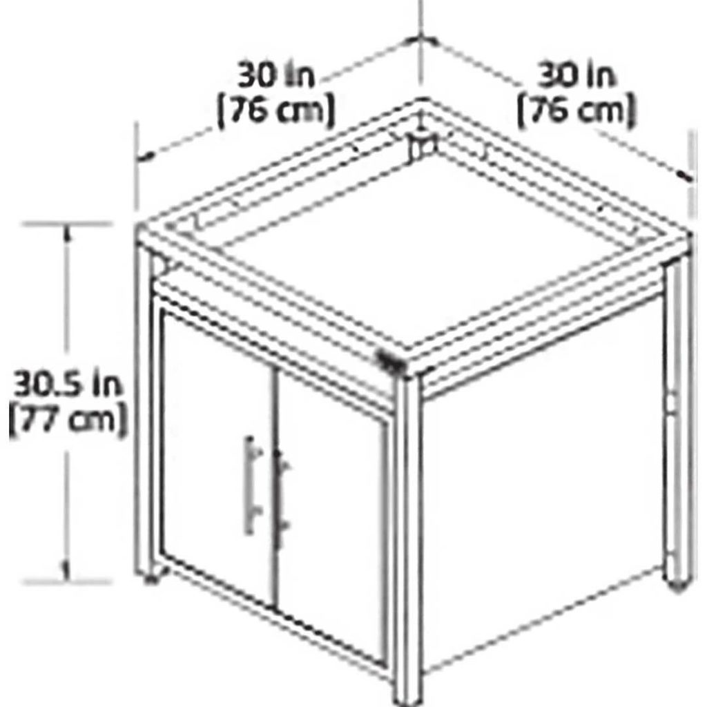 Big Green Egg Modular Nest Expansion Cabinet - Mason Dixon BBQ Services