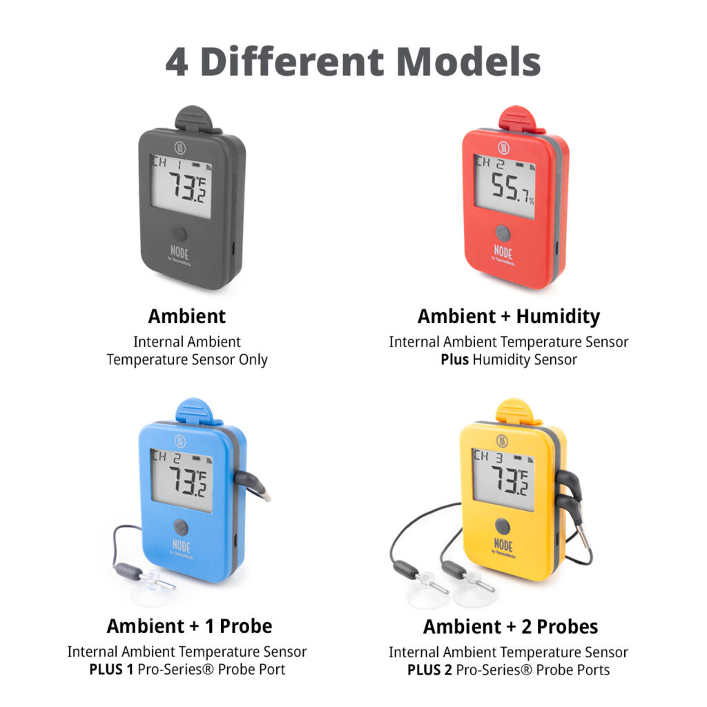 ThermoWorks NODE® Wi-Fi Temperature & Temperature/Humidity Monitor ...